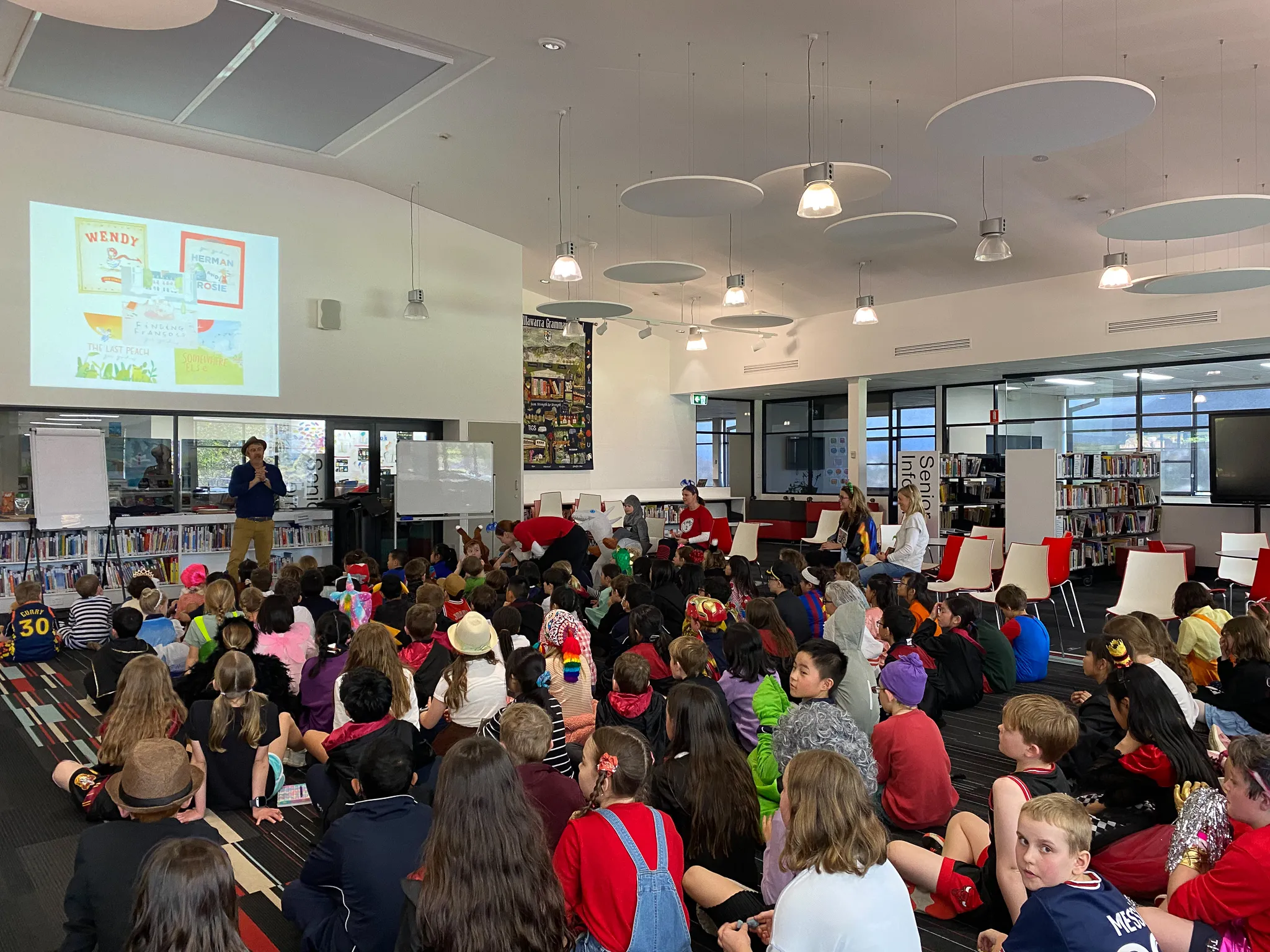 Author Gus Gordon visits The Illawarra Grammar School for Book Week ...